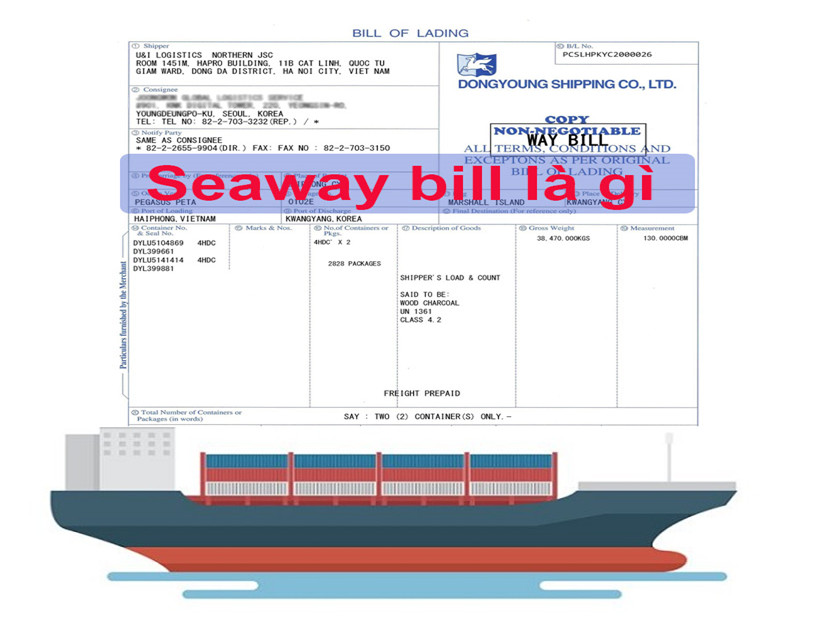 Seaway bill là gì? Tại sao sử dụng và ưu nhược điểm của seaway bill